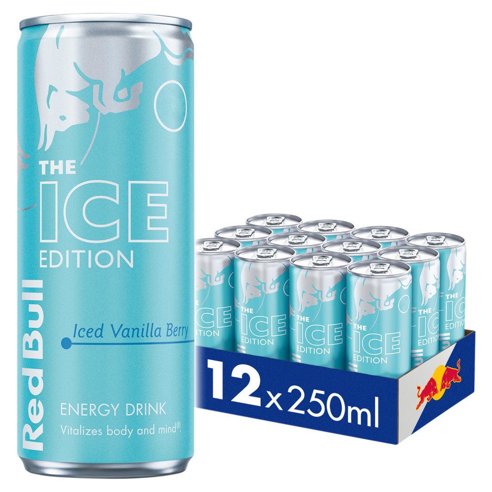 Red Bull Iced Edition Iced Vanilla Berry Energy Drink 250ml (Case of 1 ...