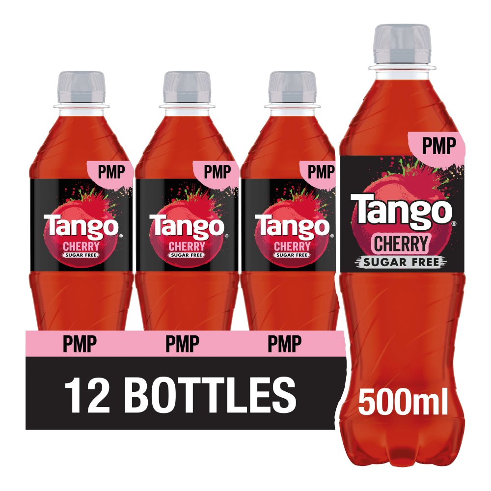 Tango Cherry Sugar Free Bottle 500ml (Case of 12) — BritishGram.com
