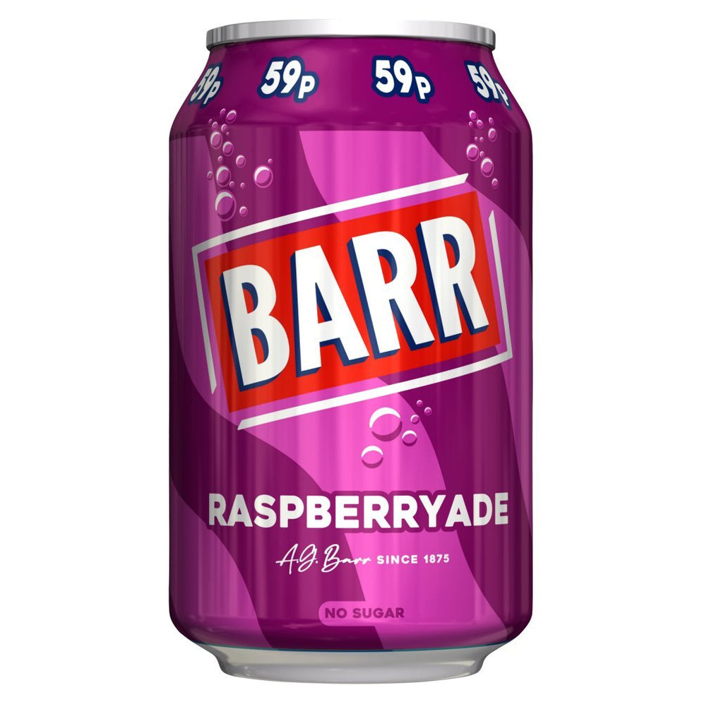 Barr Raspberryade 330ml (Case of 24) — BritishGram.com