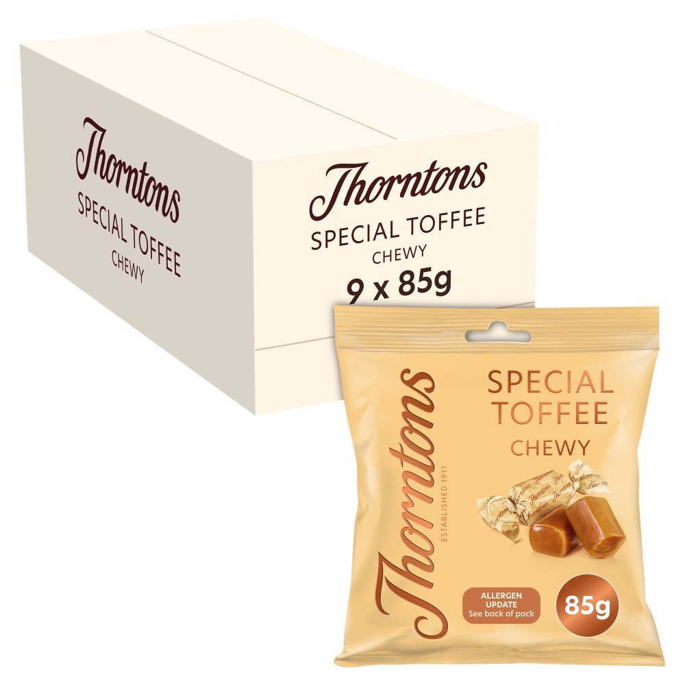 Thorntons Special Toffee Chewy 85g (Box of 9) — BritishGram.com