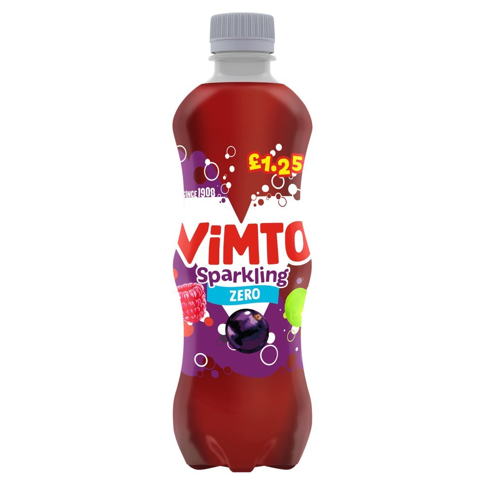 Vimto Sparkling ZERO PMP 500ml (Case of 12) — BritishGram.com