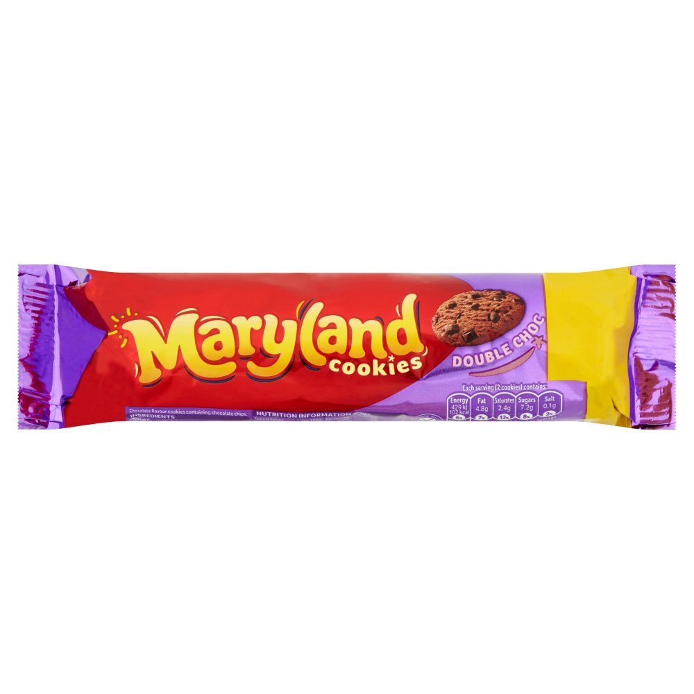 Maryland Cookies Double Choc 200g (Box of 12) — BritishGram.com
