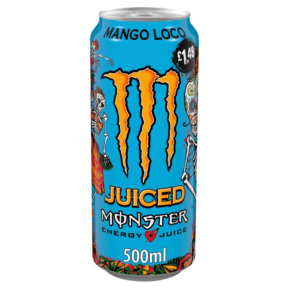 Monster Mango Loco Energy Drink PMP 500ml (Case of 12) — BritishGram.com