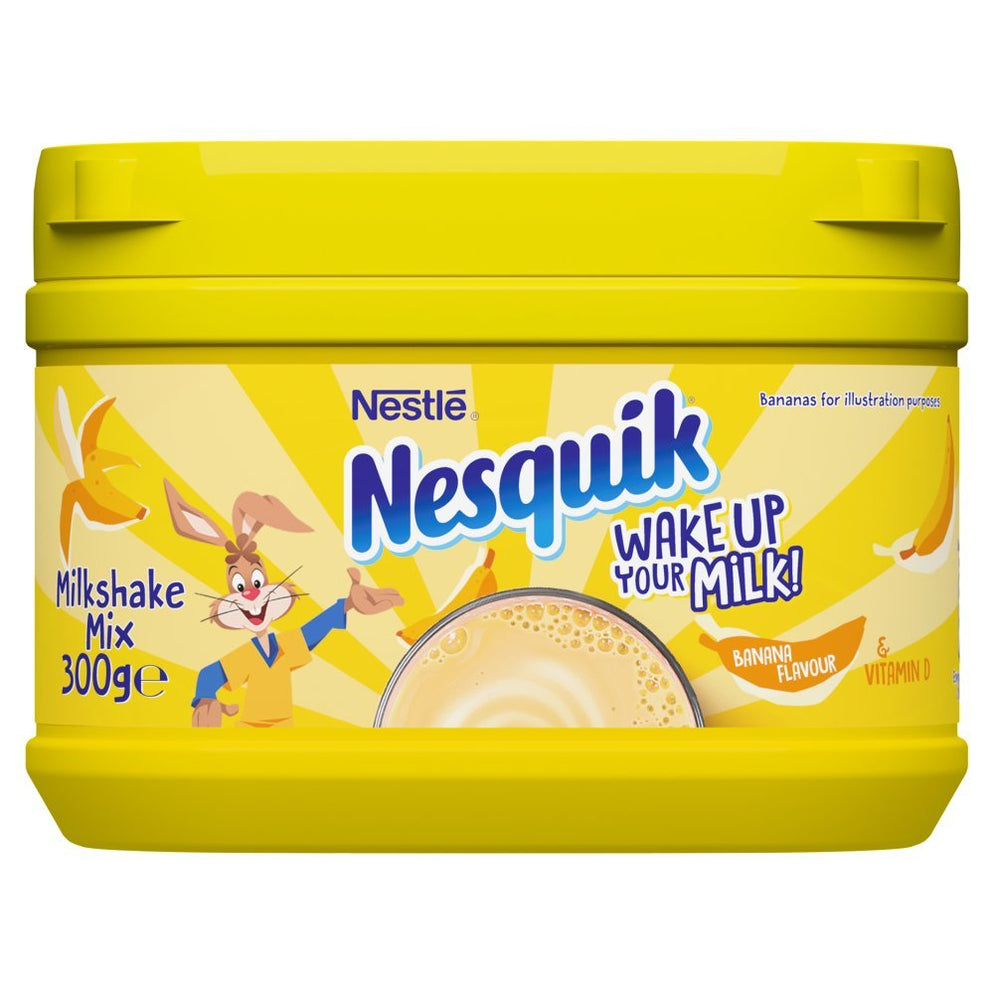 Nesquik Banana Flavoured Milkshake Powder, 300g (Case of 10 ...